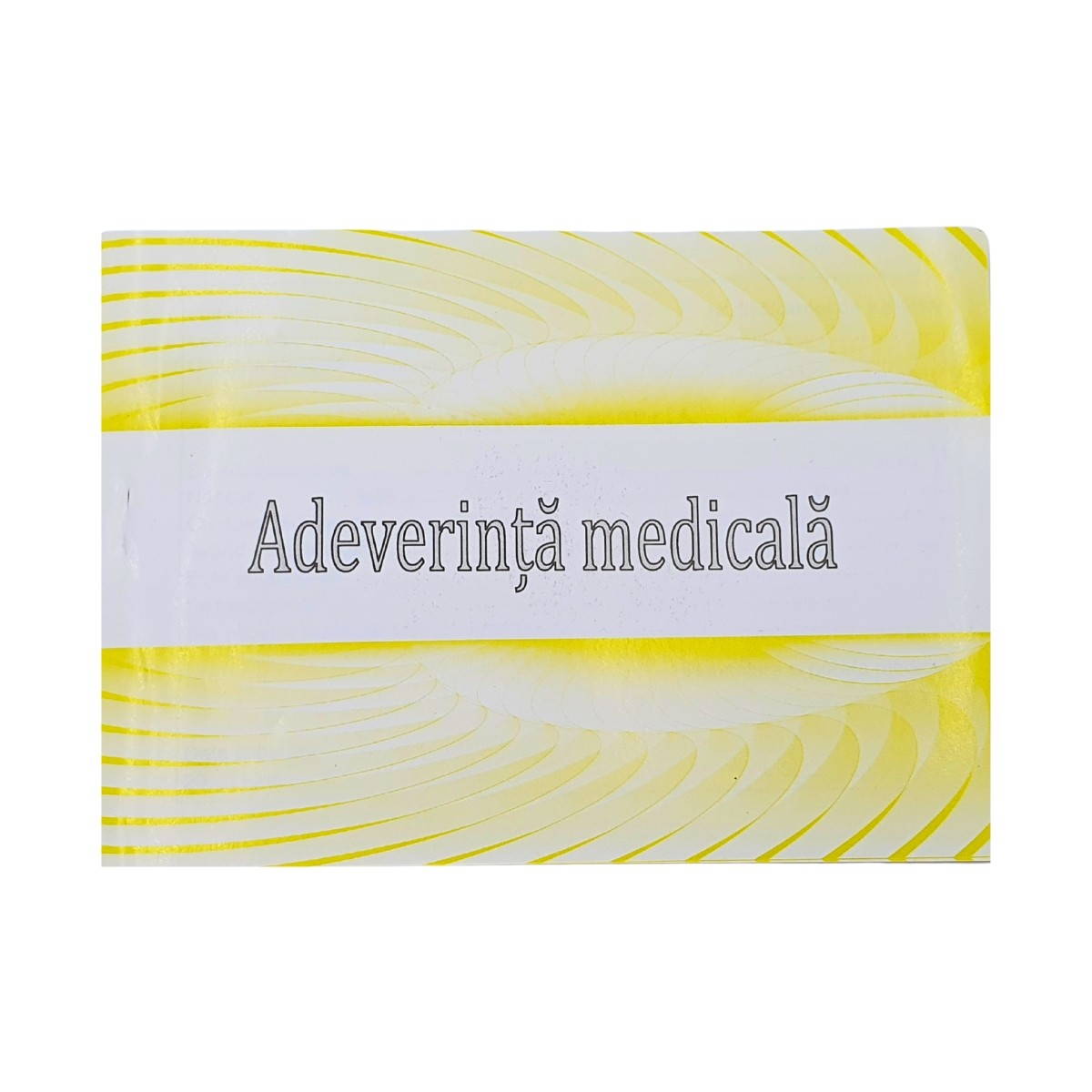 Adeverinta medicala A6, 100 file