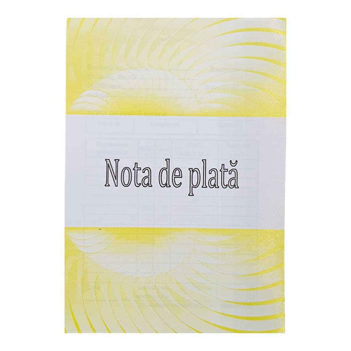 Nota de plata A6, 100 file, hartie offset 54 g/mp